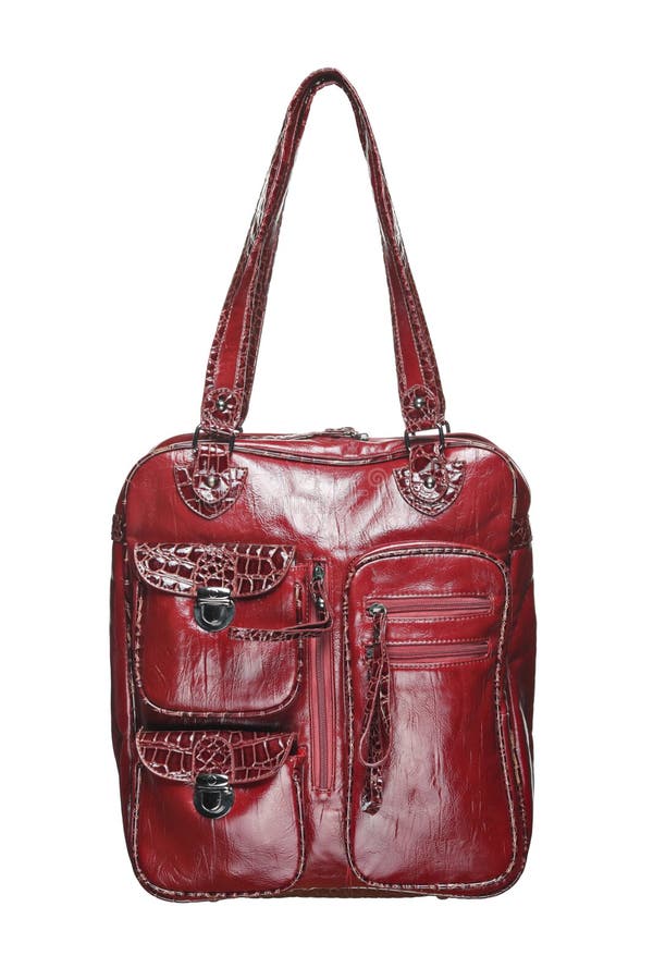 Trendy red purse stock image. Image of background, fancy - 8762343