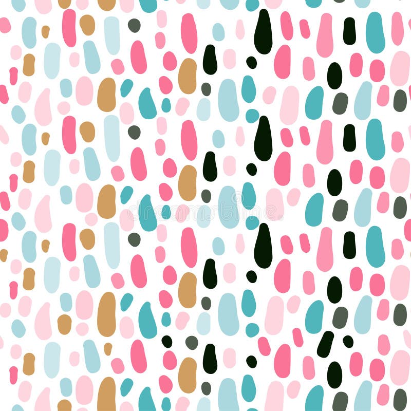 Trendy Scribbles Seamless Pattern in Pastel Colors Stock Vector ... Trendy Scribbles Seamless Pattern in Pastel Colors Stock Vector ...