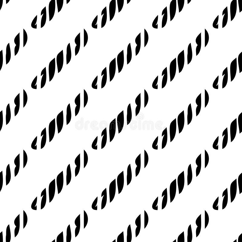 Trendy Seamless Pattern Designs. Strips Drawn with Pen and Ink. Vector ...