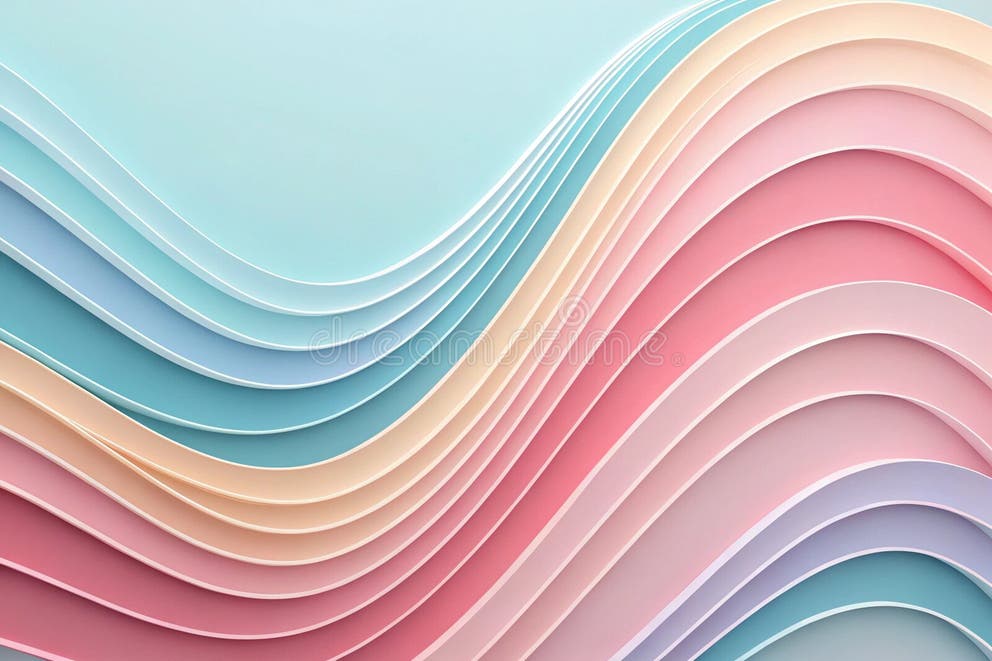 Trendy Simple Fluid Color Gradient Abstract Background with Dynamic Wave Line Effect- 3d ...