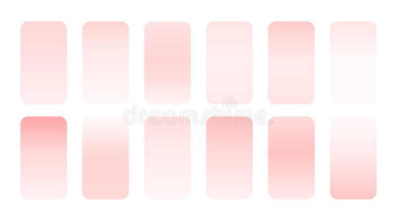 Trendy Smooth Gradient Tone Set for Modern Backdrops Stock Vector ...