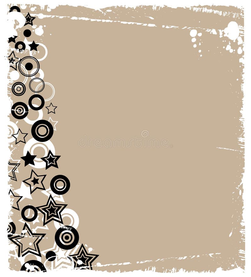 Trendy Stars and Circles stock vector. Illustration of graphic - 7590201