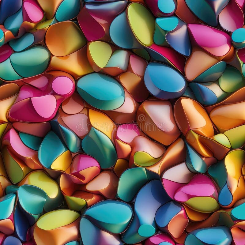 Trendy Style Background Seamless Pattern - Illustrations with Elegant ...