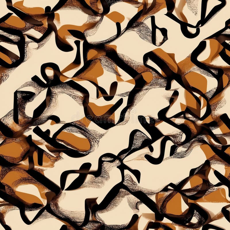 Trendy Style Background Seamless Pattern - Illustrations with Elegant ...