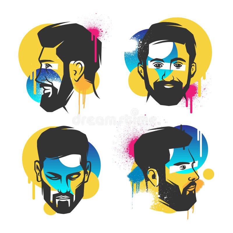 Creative Concepts of a Face. Stock Vector - Illustration of inspiration ...