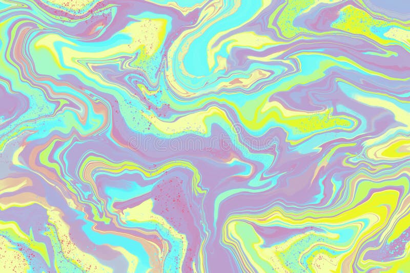 Trendy Surreal Wavy Distorted Background Stock Illustration ...