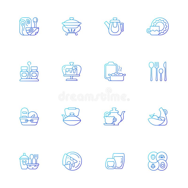 Tableware Symbols Stock Illustrations – 729 Tableware Symbols Stock ...