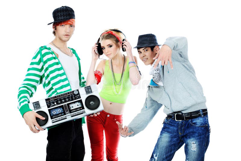 Trendy people stock image. Image of funky, friends, attractive - 15669625