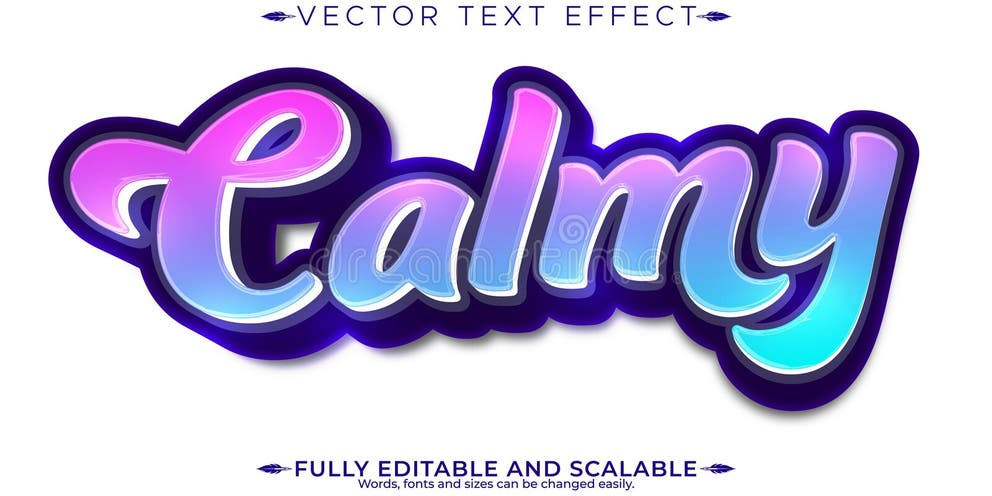 Trendy Text Effect, Editable Stylish and Modern Customizable Font Style ...