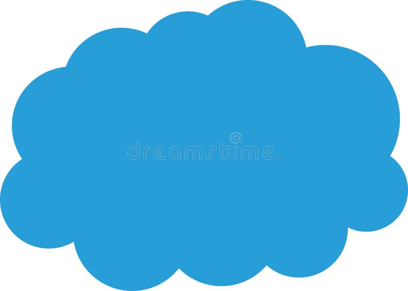 Trendy Think Bubble in Flat Style. Think Bubble Isolated on White ...