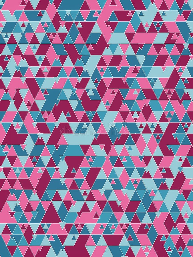 Trendy Triangular Shapes Pattern. Modern Presentation Template ...