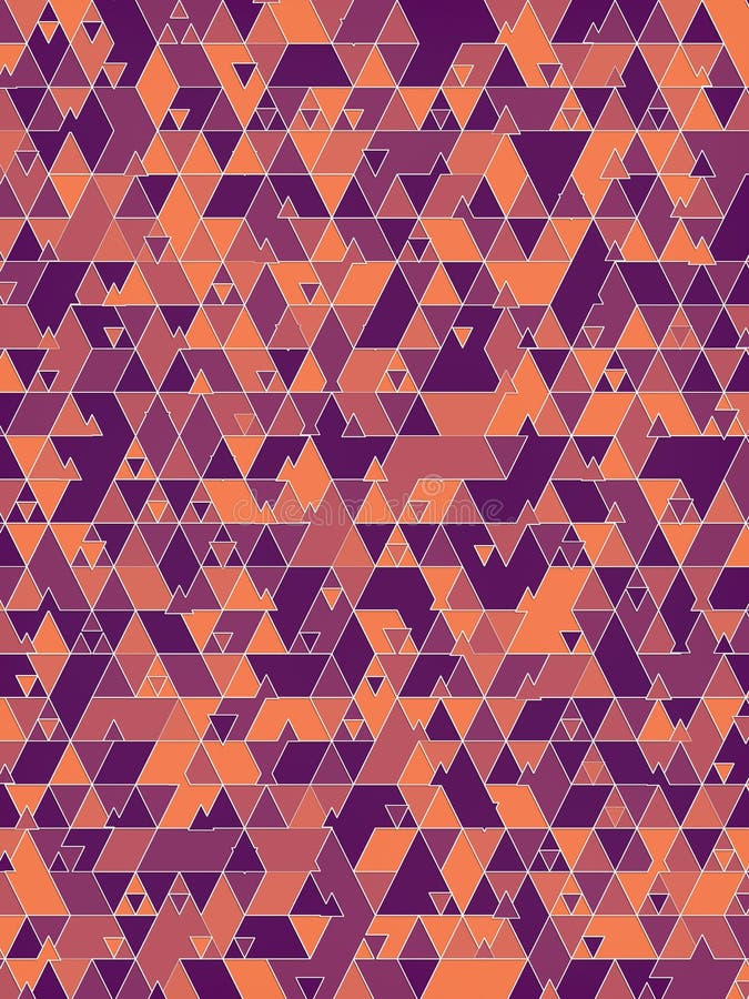 Trendy Triangular Shapes Pattern. Modern Presentation Template ...