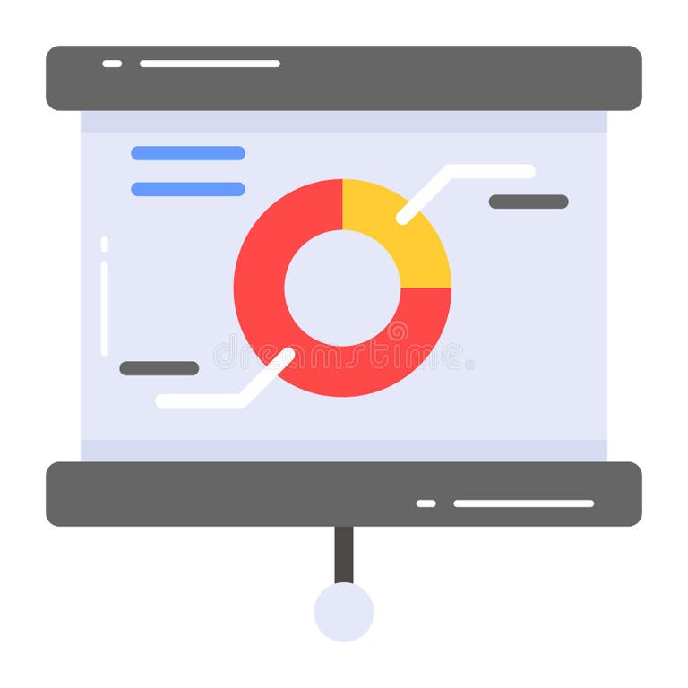 Trendy Vector of Business Presentation, Descriptive Data Presentation ...