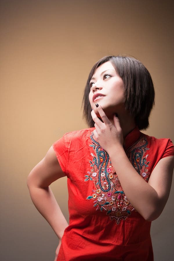 Trendy Woman in Deep Thought Stock Image - Image of brown, girl: 12249245 Trendy Woman in Deep Thought Stock Image - Image of brown, girl: 12249245