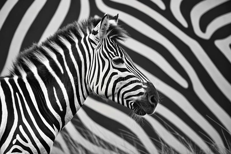 Trendy Zebra Skin Pattern Vector Background for Fabric and Wallpaper ...