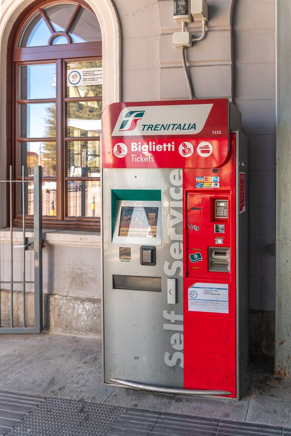 Trenitalia Automatic Ticket Vending Machine Editorial Image - Image of ... Trenitalia Automatic Ticket Vending Machine Editorial Image - Image of ...