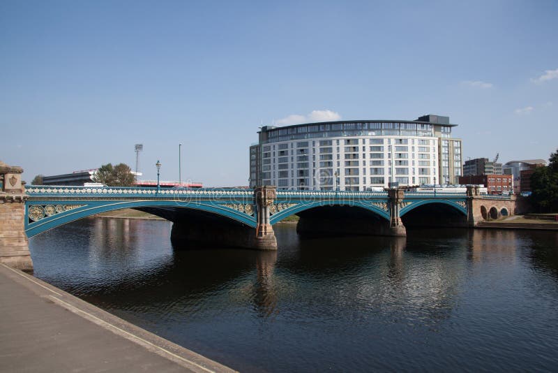 Trent Bridge Over the River Trent in Nottingham in the UK Editorial ...