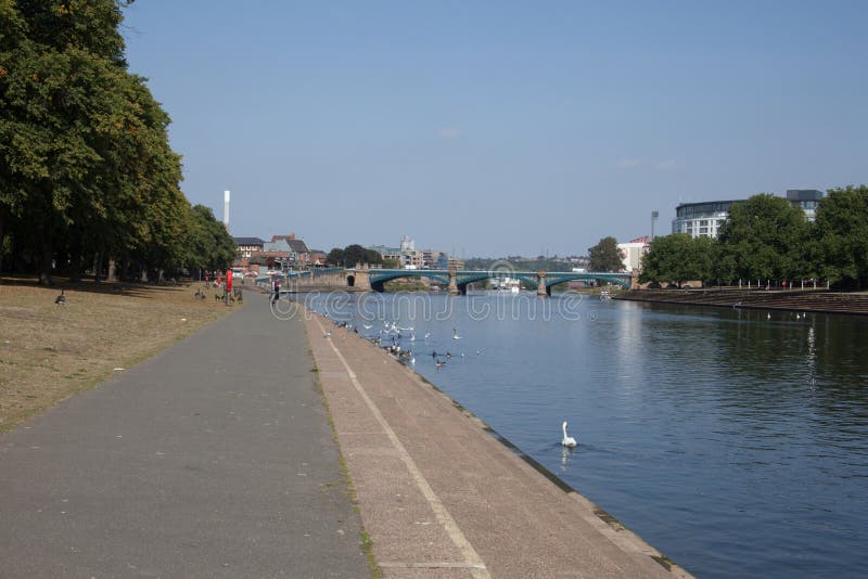 Trent Bridge Over the River Trent in Nottingham in the UK Editorial ...