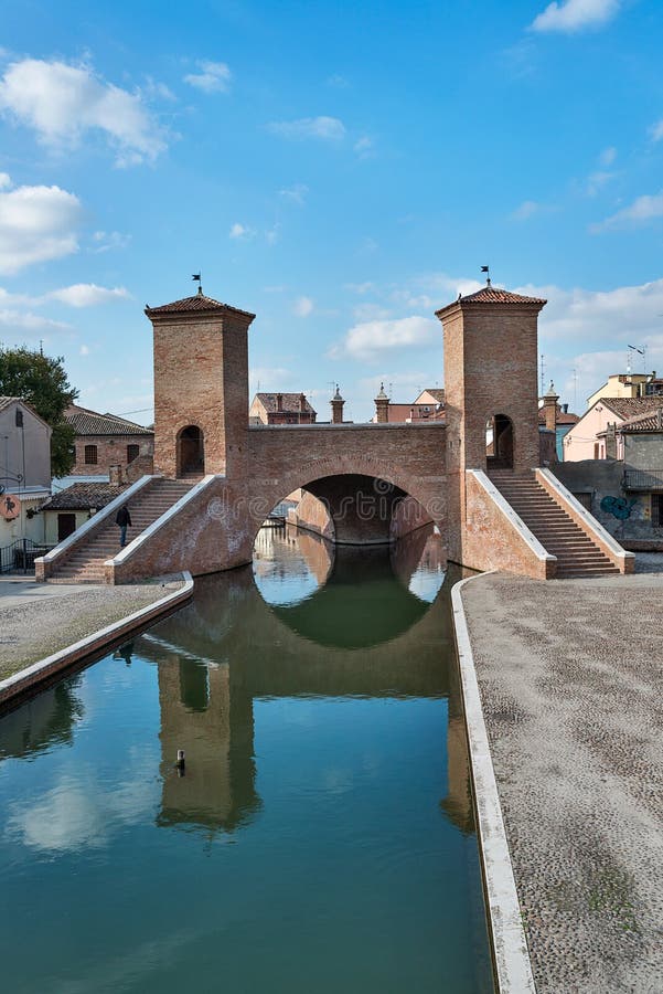 Trepponti- Comacchio, Italy Stock Image - Image of bridge, arches: 51823985