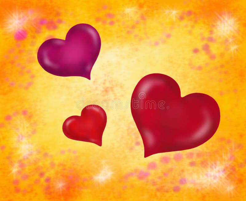 Logotipo De Tres Corazones En Fila Ilustración del Vector - Ilustración ...