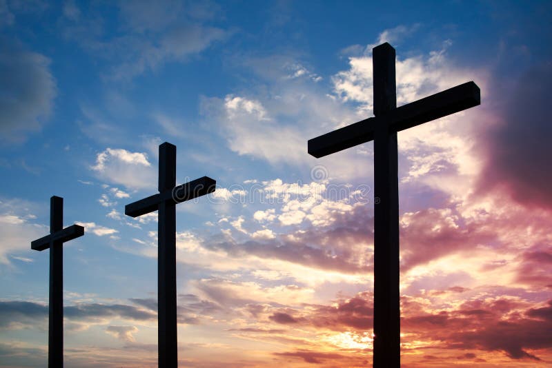 Tres cruces imagen de archivo. Imagen de cristiano, calar - 69589885