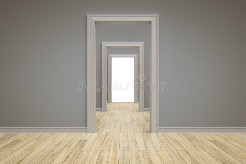 Tres cuartos stock de ilustración. Ilustración de sitio - 55915003