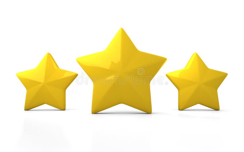 Tres Estrellas stock de ilustración. Ilustración de muestra - 26720821