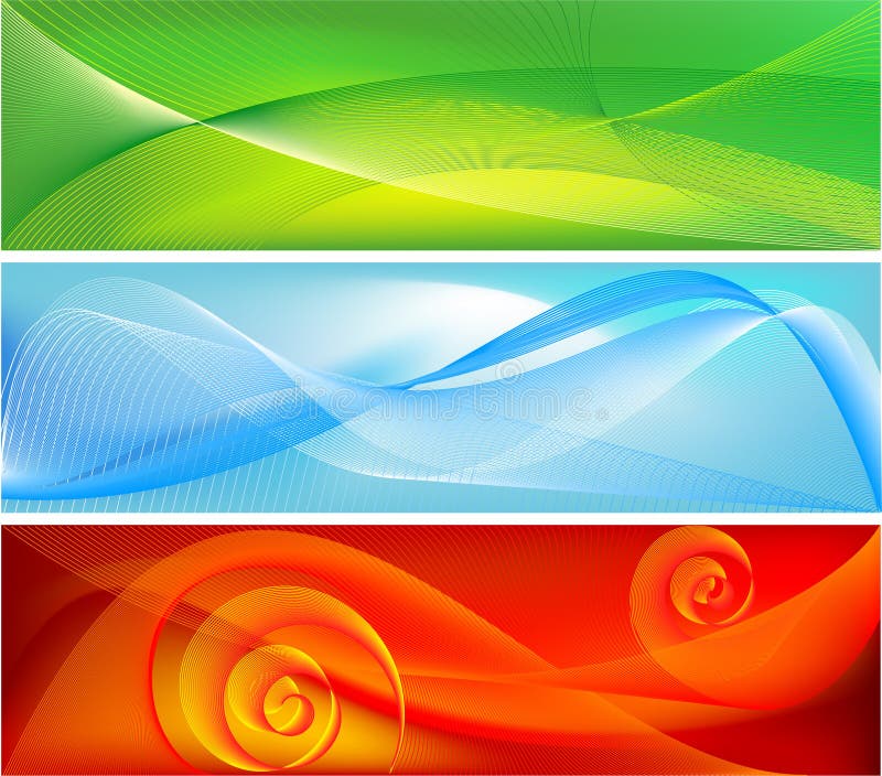 Tres Fondos Con Estilo Del Vector Ilustración del Vector - Ilustración ...