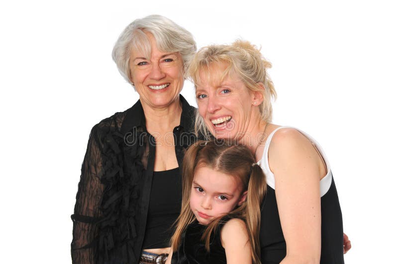 Tres Generaciones De Mujeres Imagen de archivo - Imagen de confianza ...