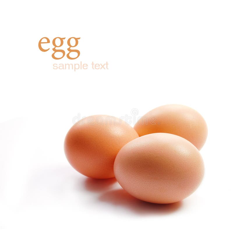 Tres huevos imagen de archivo. Imagen de alimento, libre - 13493023