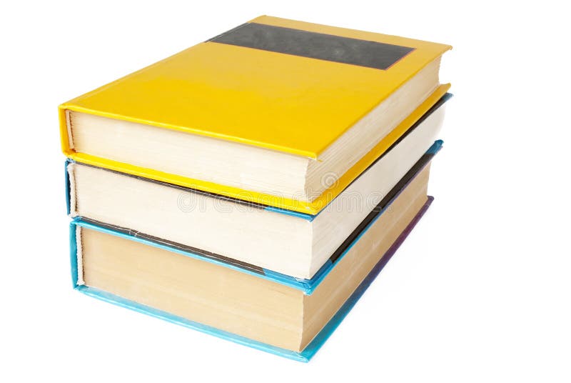 Tres libros imagen de archivo. Imagen de papel, sucio - 14512861