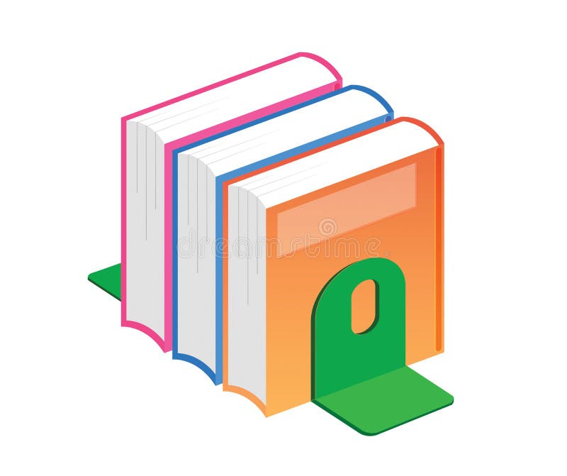 Tres libros stock de ilustración. Ilustración de objetos - 39628878