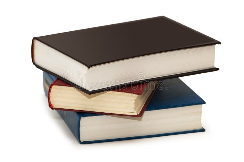 Tres Libros Coloridos Aislados Imagen de archivo - Imagen de lectura ...