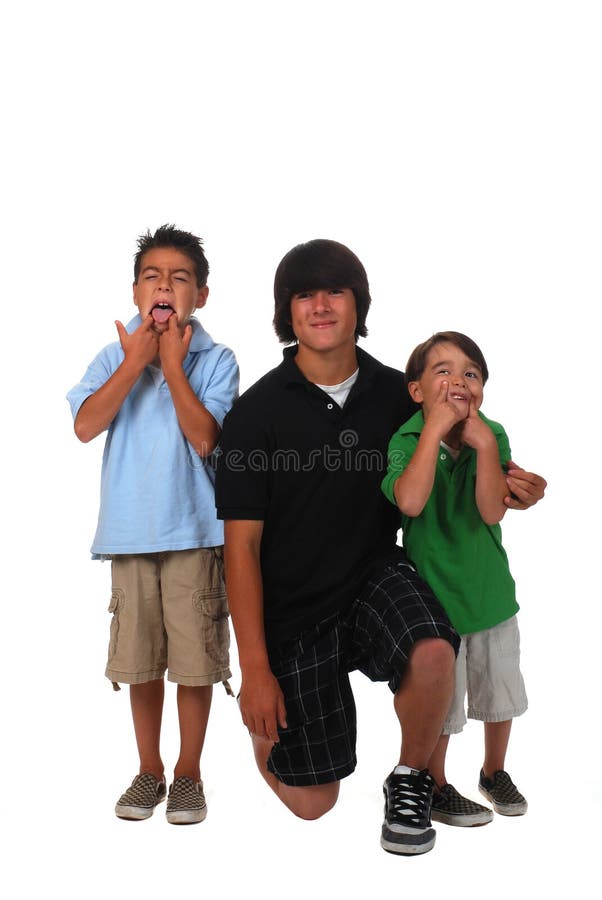 Tres muchachos imagen de archivo. Imagen de joven, adolescente - 6250993
