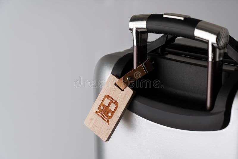 Treval & Transportation on Name Tag for Tourism Concept Stock Image ...