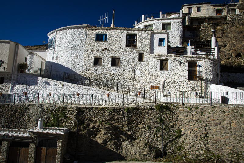Trevelez Town in Sierra Nevada Mountains, Granada, Spain Stock Photo ...
