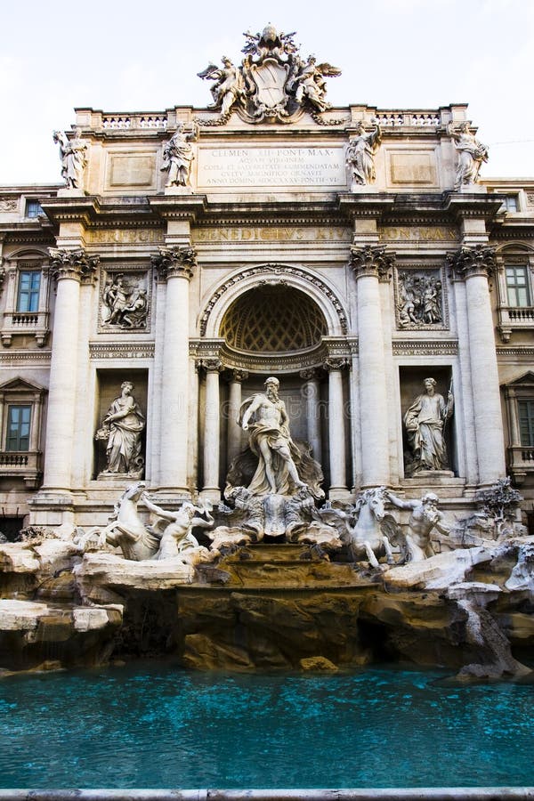 Trevifontein in Rome stock afbeelding. Image of rome - 17664289