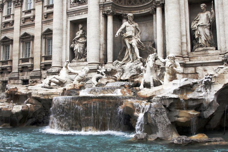 Trevi De Fontein Is Het Meest Ambitieus De Barokke Fonteinen Van Rome ...