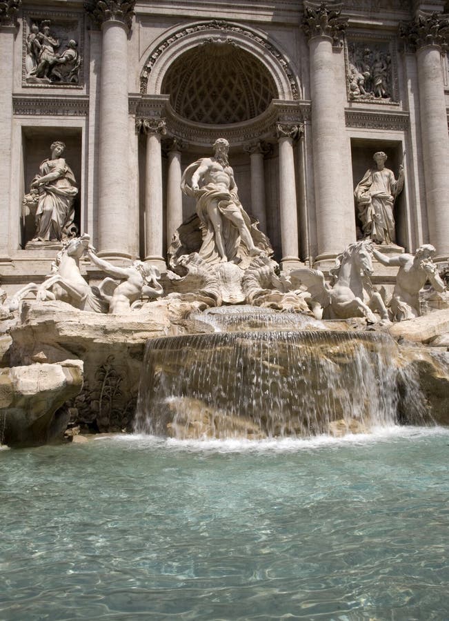 Trevi Fountain 2 stock photo. Image of classical, europe - 3347032