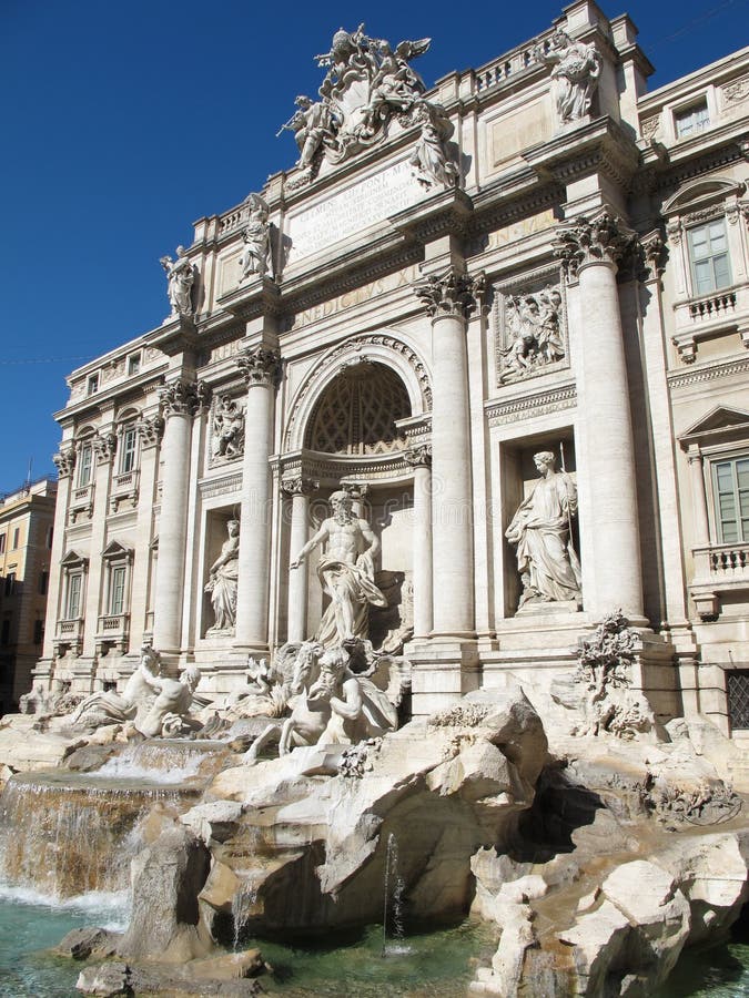 Trevi Fountain stock photo. Image of fontana, europe, stones - 6203452