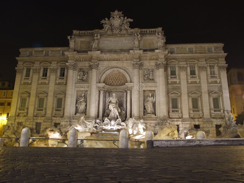 The Trevi Fountain stock image. Image of card, fountain - 25597717