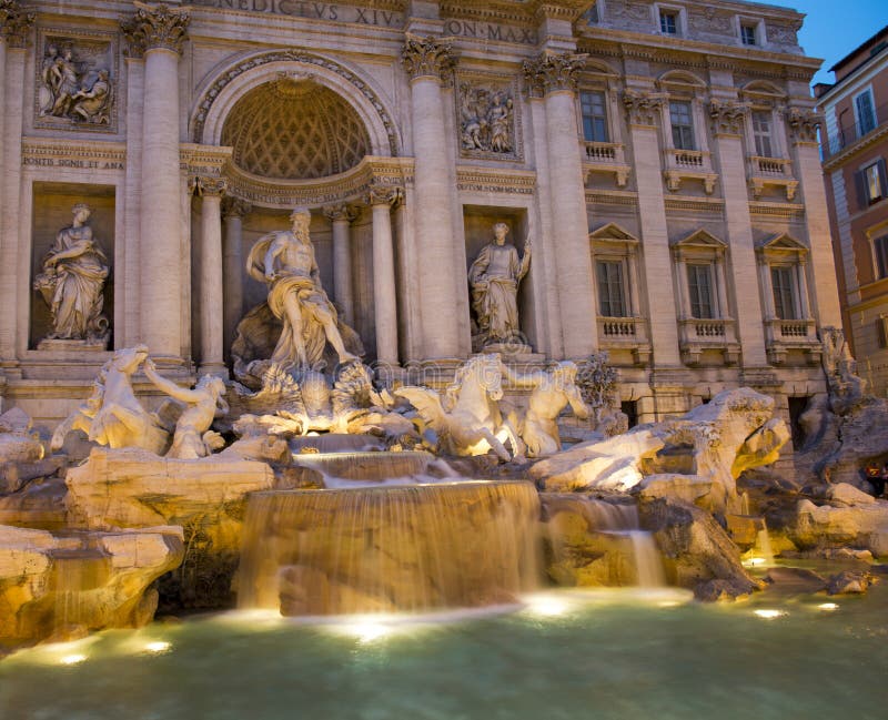 Trevi Fountain stock image. Image of european, europe - 26839279