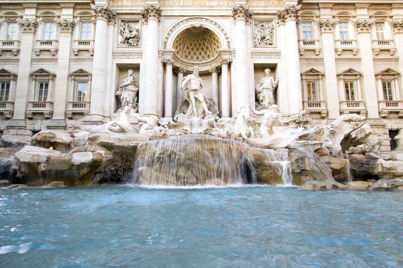 Trevi Fountain stock photo. Image of trevi, horses, stone - 3808642