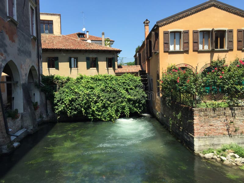 Castle in Treviso, Italy stock photo. Image of colorful - 69075234
