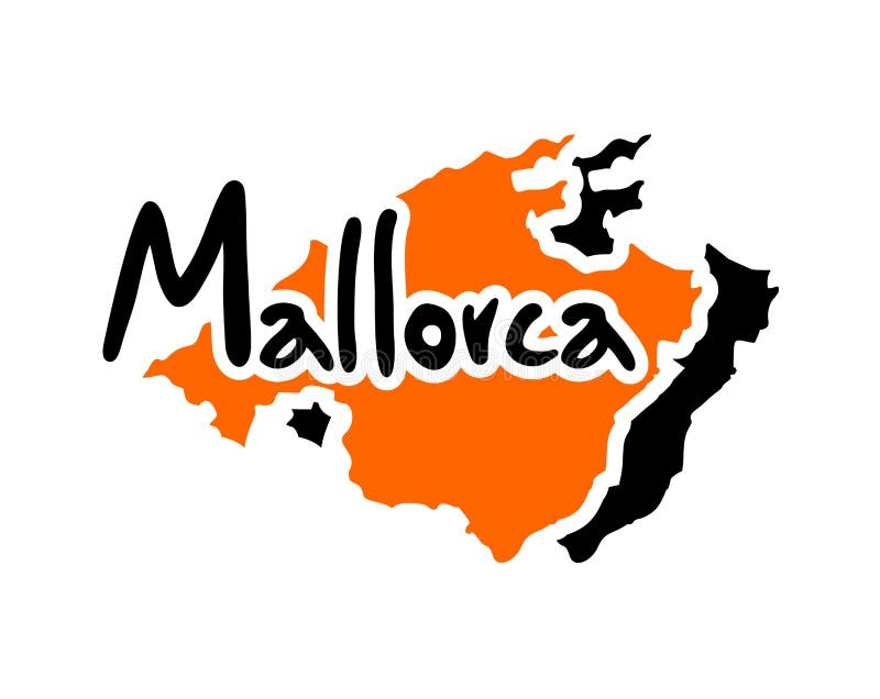 Trevligt Mallorca symbol vektor illustrationer. Illustration av symbol ...