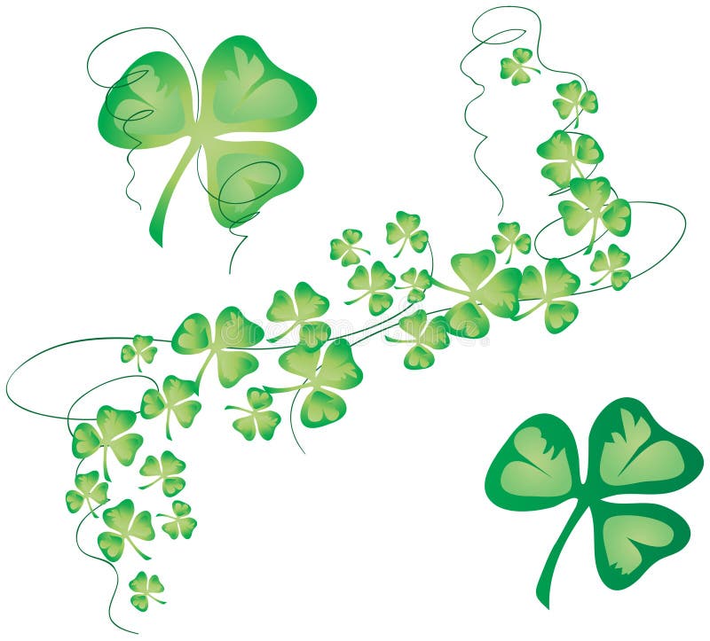 Trevo 02 [VETOR] ilustração do vetor. Ilustração de conceito - 2023733