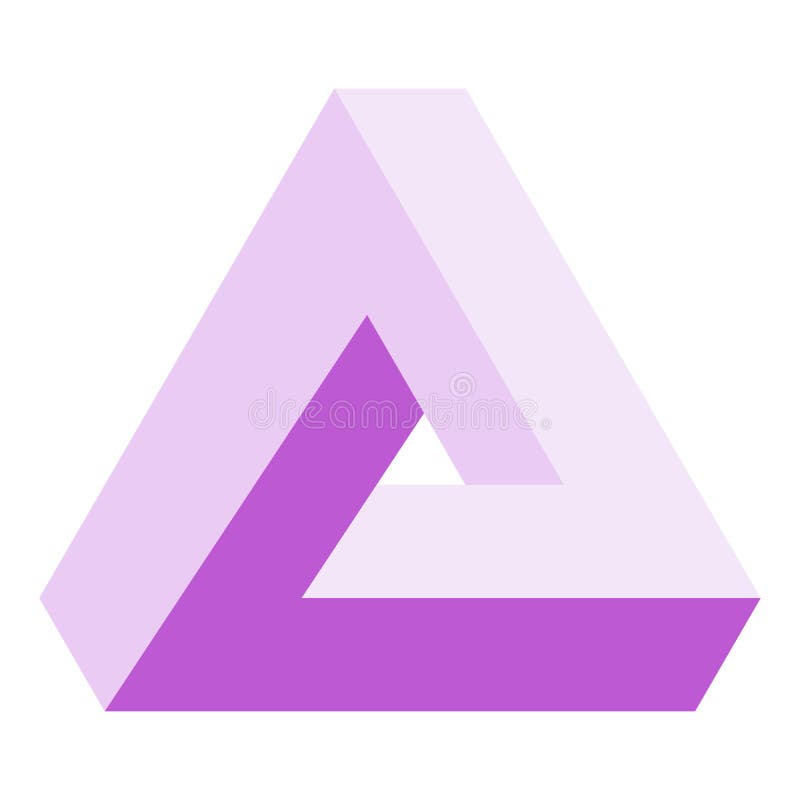 Triângulo infinito ilustração do vetor. Ilustração de simples - 12672177