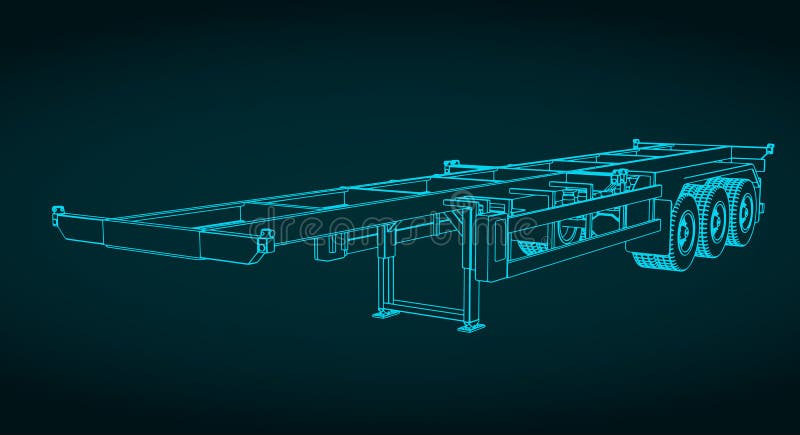 Trailer Blueprints Stock Illustrations – 103 Trailer Blueprints Stock ...