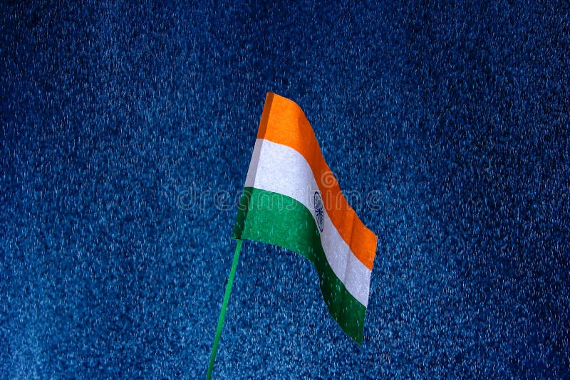 Tri colour Indian Flag stock image. Image of freedom - 122438943