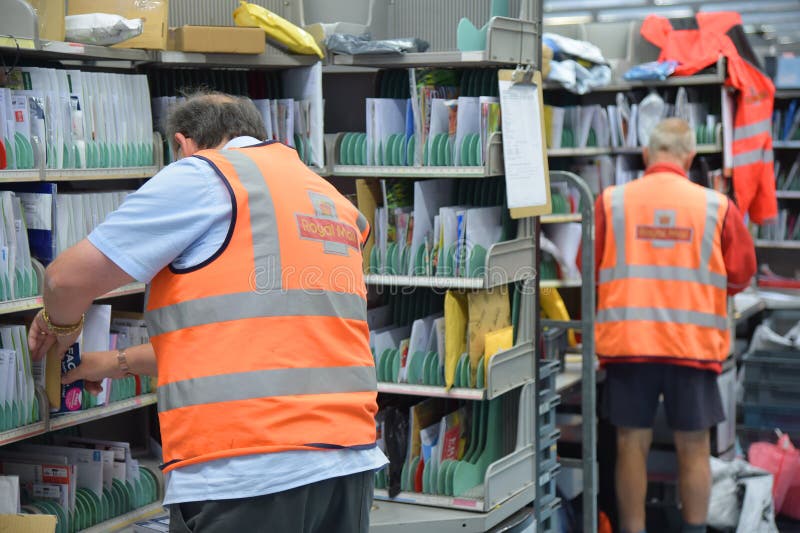 Tri De Bureau De Poste De Royal Mail Photographie éditorial - Image du ...